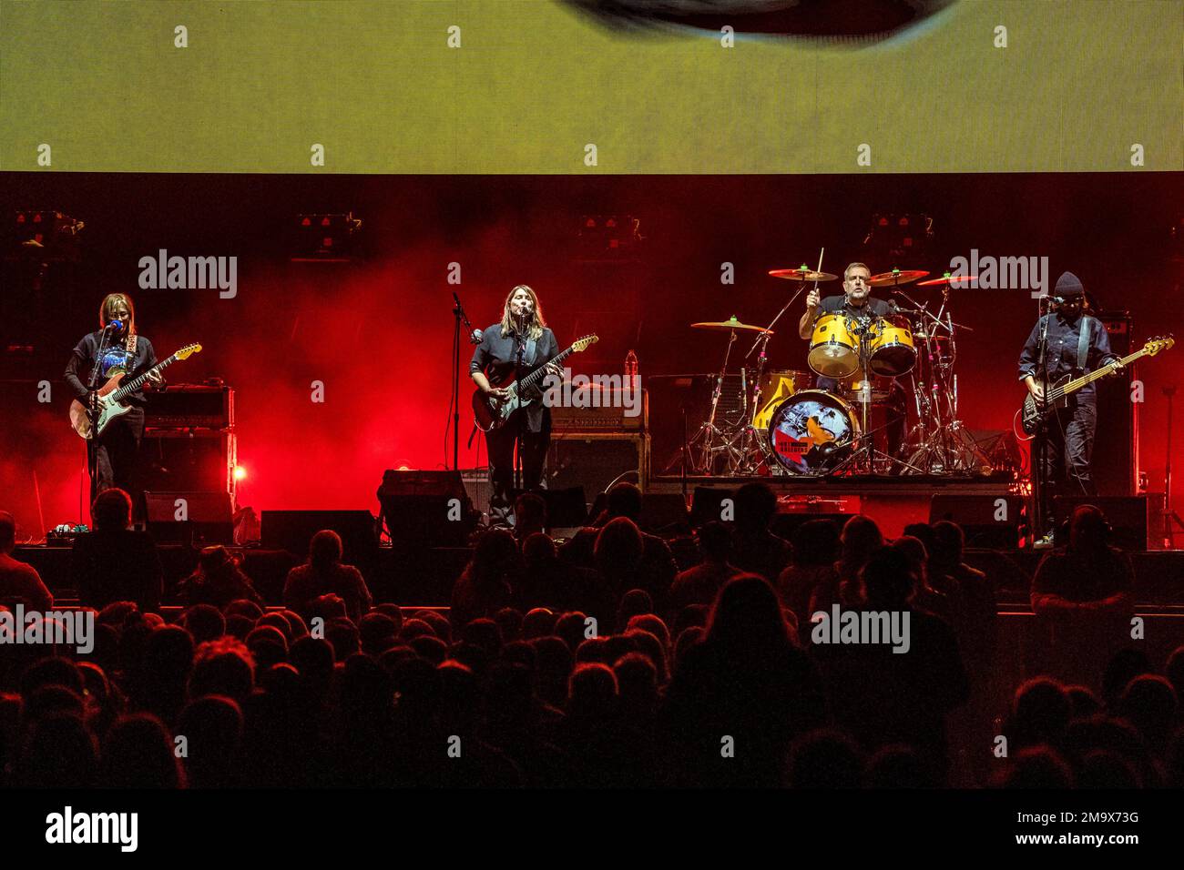 Kelley Deal, left, Kim Deal, Jim Macpherson, and Josephine Wiggs of The ...