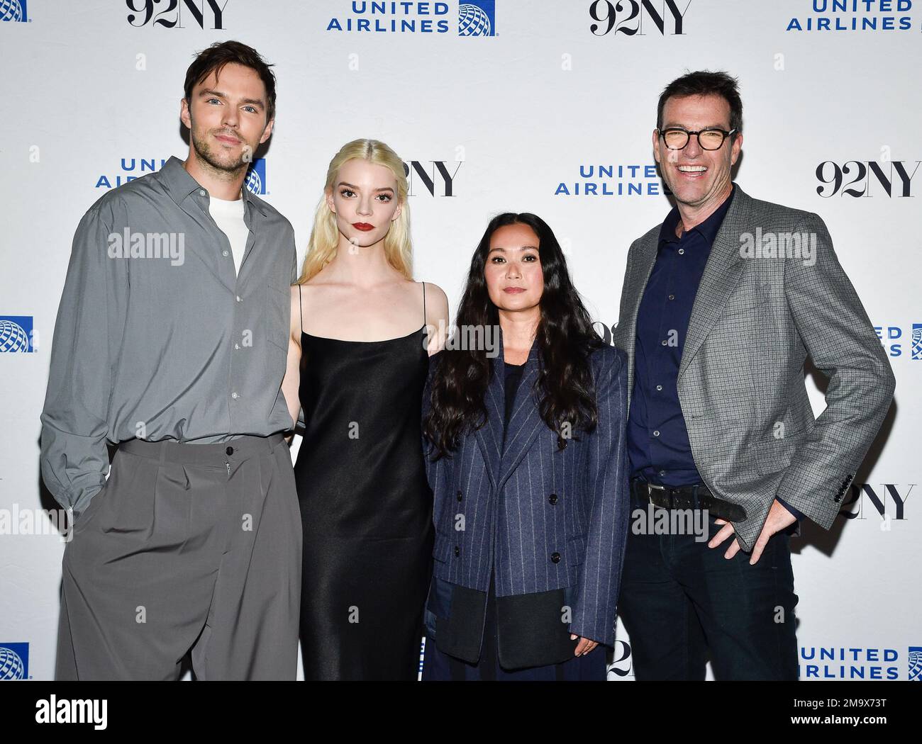 Actors Nicholas Hoult, left, Anya Taylor-Joy, Hong Chau and director ...