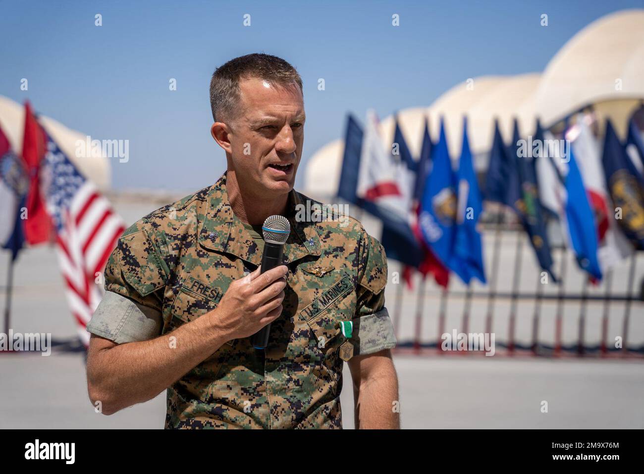 U.S. Marine Corps Lt. Col. Joseph Freshour, an F-35B Lighting II ...