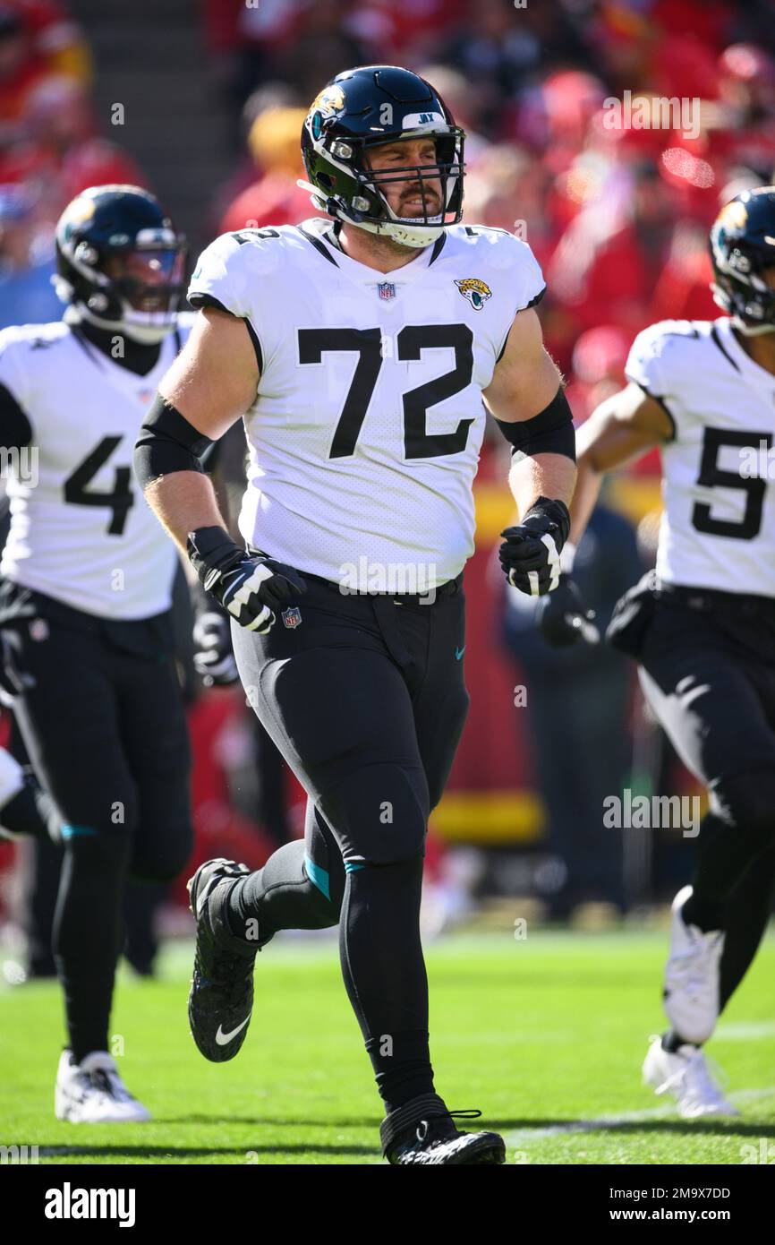 Jacksonville Jaguars offensive tackle Walker Little comes onto the ...
