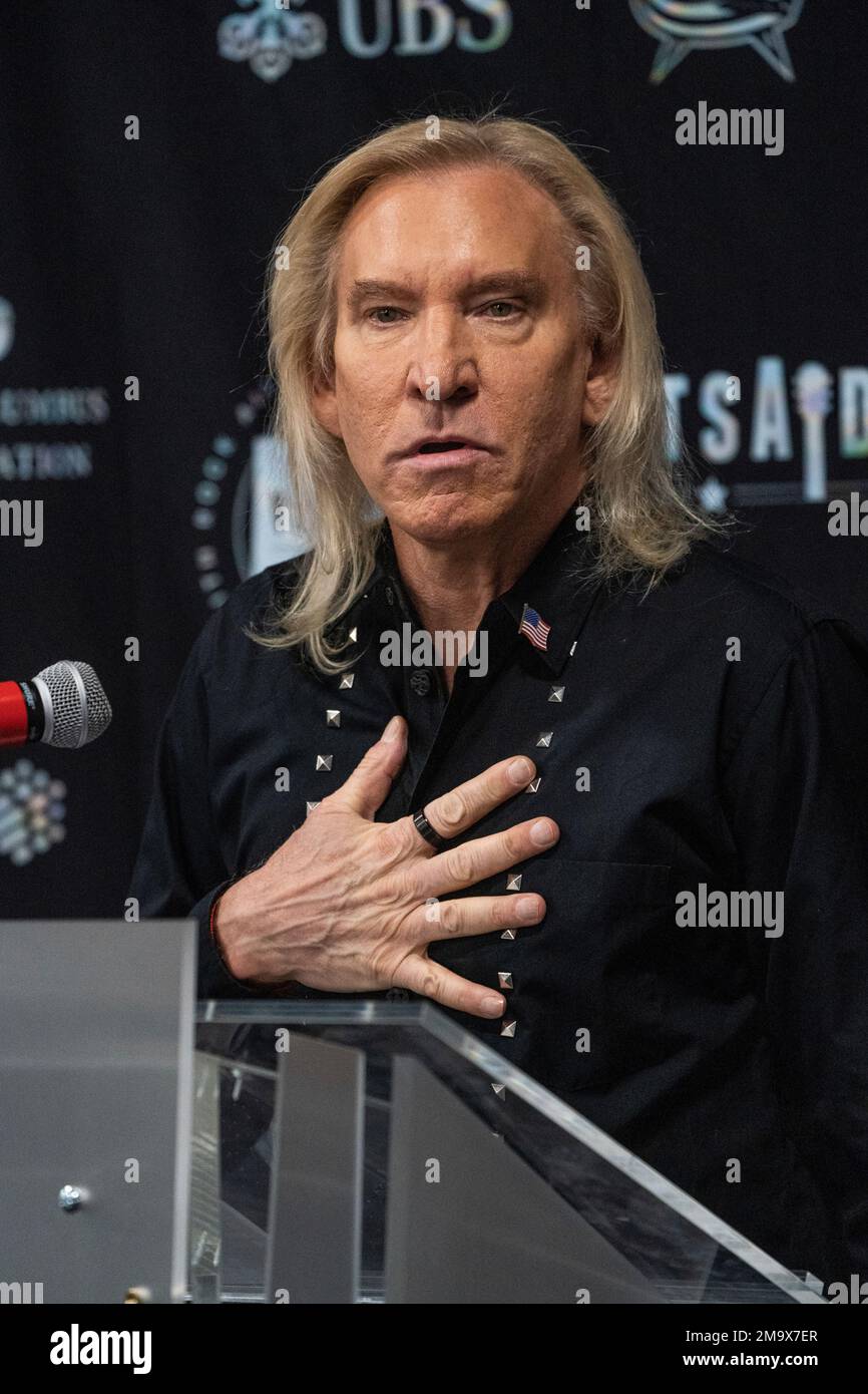 Joe Walsh is seen at 6th Annual VetsAid Concert at Nationwide Arena on ...