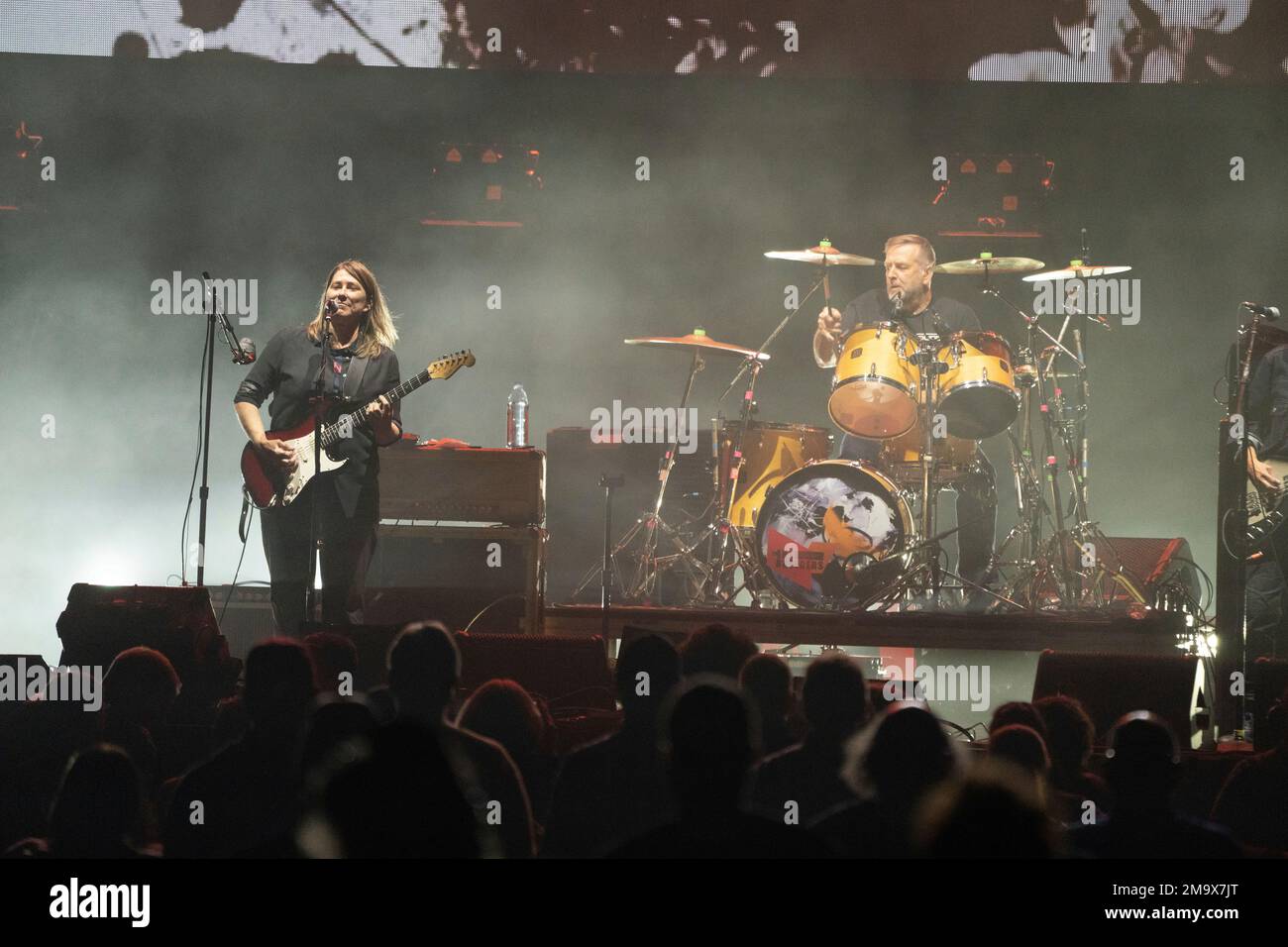 Kim Deal, left, and Jim Macpherson of The Breeders perform at 6th ...
