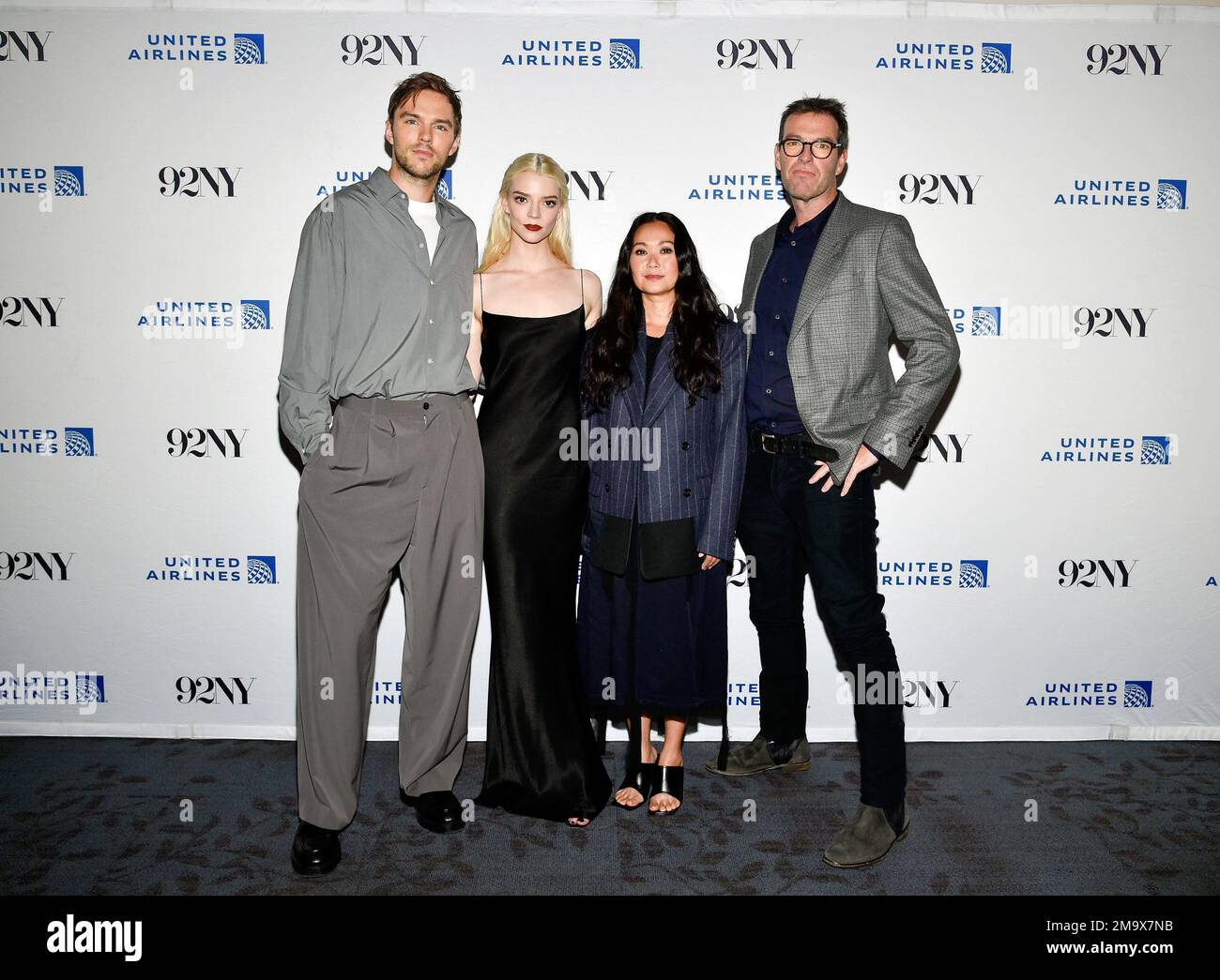 Actors Nicholas Hoult, left, Anya Taylor-Joy, Hong Chau and director ...