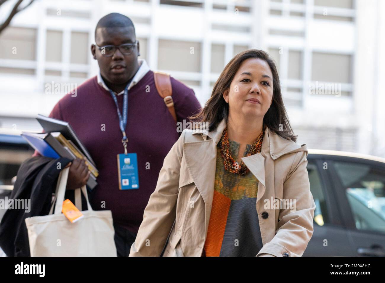 Rep.-elect Jill Tokuda, D-Hawaii, arrives for New Member Orientation ...