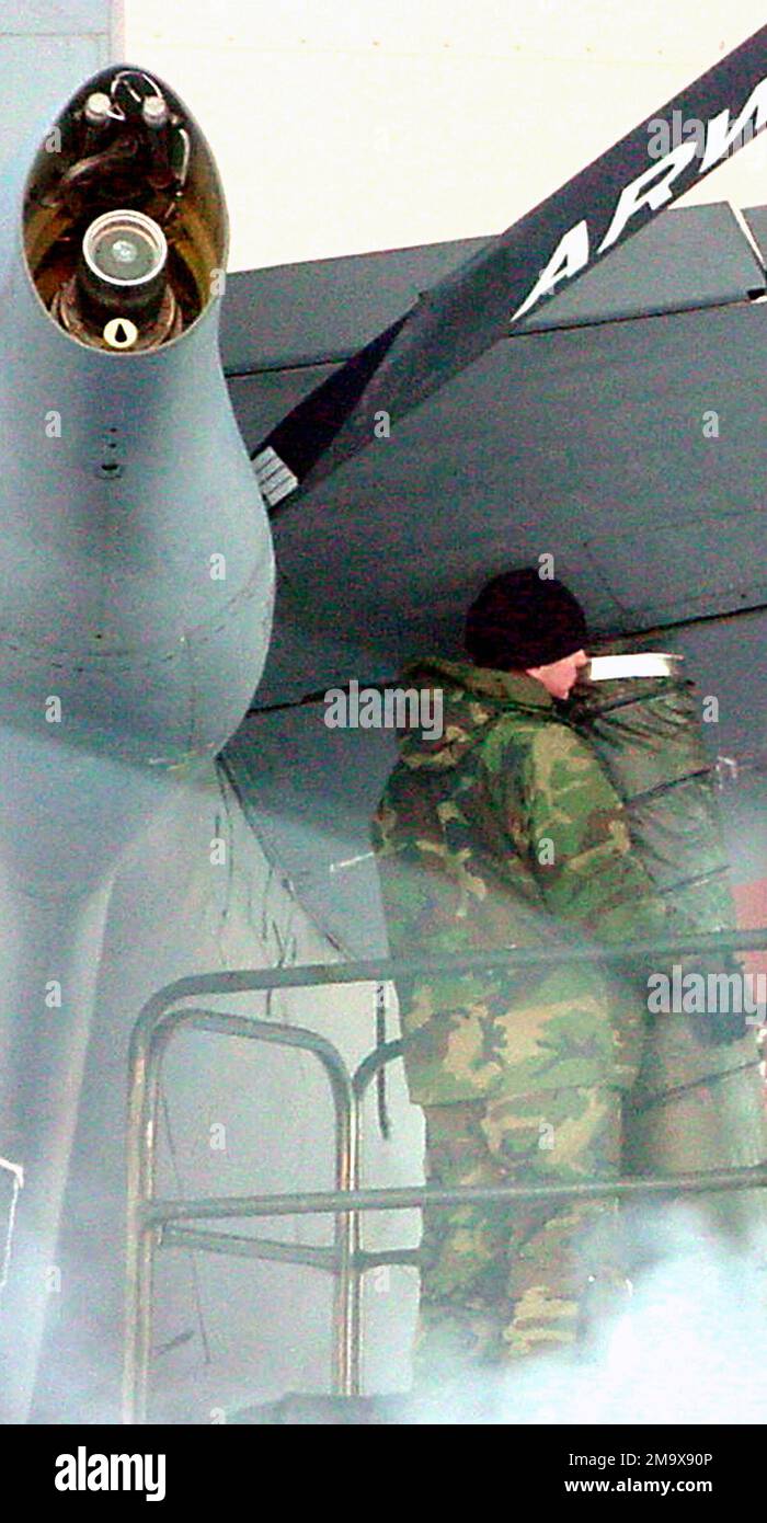 US Air Force (USAF) SENIOR AIRMAN (SRA) Raul Figueroa, assigned to the ...