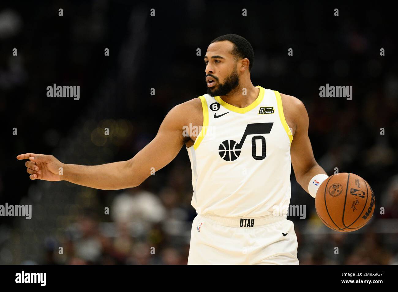 Utah Jazz guard Talen Horton-Tucker (0) in action during the first half ...