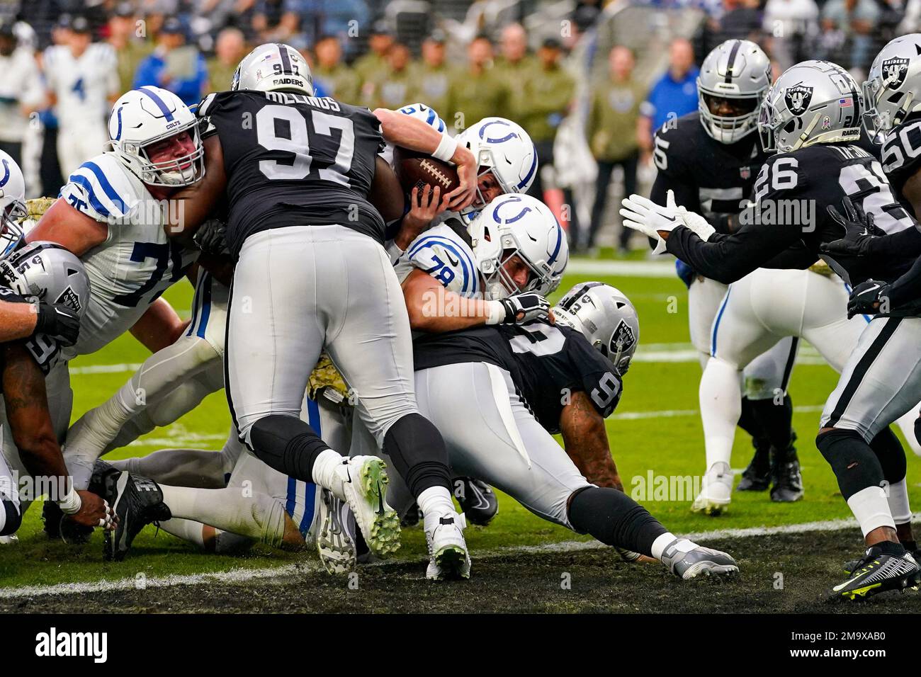Indianapolis Colts quarterback Matt Ryan (2) runs in for a touchdown ...