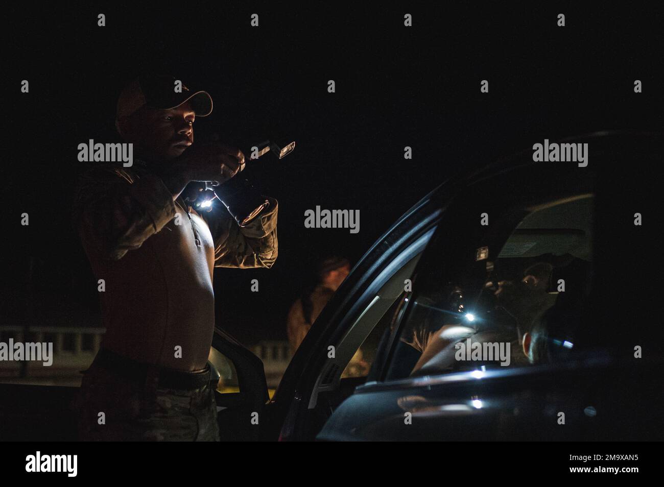 U.S. Army Sgt. Sidney Perry, assigned to 55th Signal Company (Combat ...