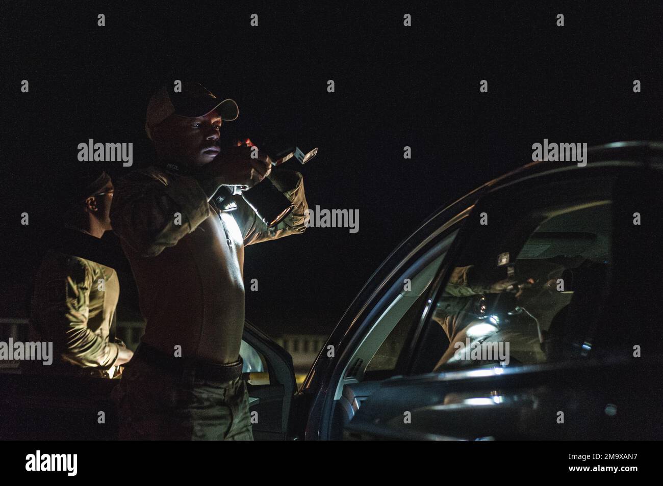 U.S. Army Sgt. Sidney Perry, assigned to 55th Signal Company (Combat ...