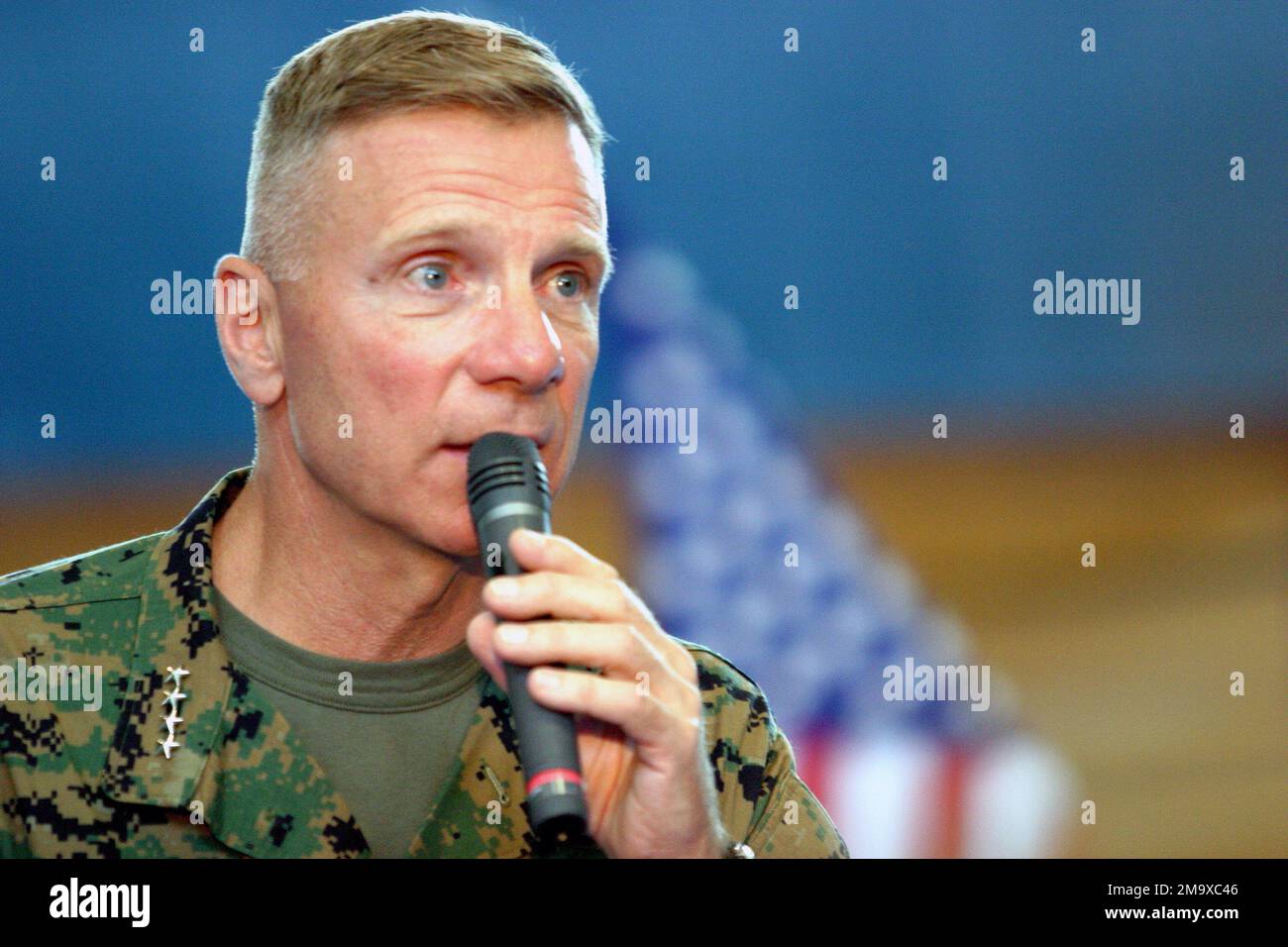 US Marine Corps (USMC) General (GEN) Michael W. Hagee, Commandant of ...