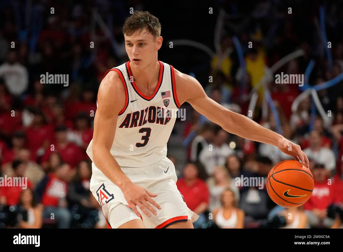 Arizona guard Pelle Larsson (3) during the first half of an NCAA ...