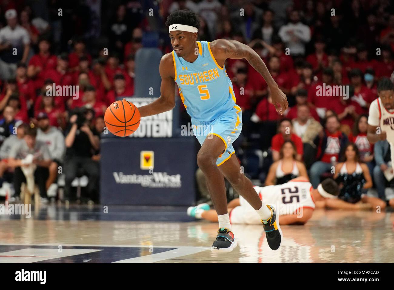 Southern University forward Jariyon Wilkens (5) during the first half ...