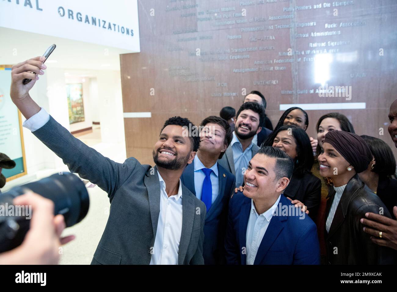 Members of the Congressional Progressive Caucus and other progressive ...