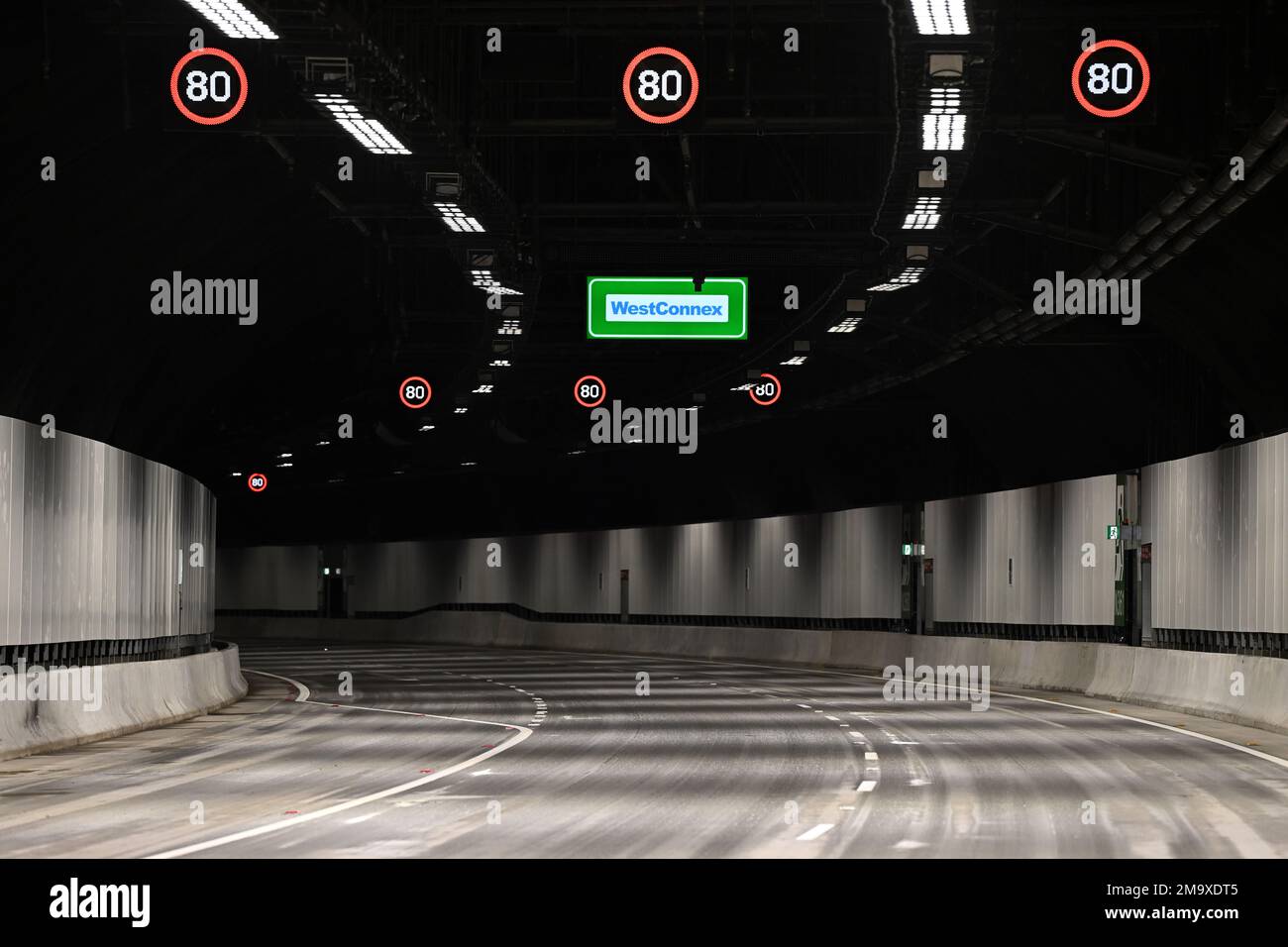 A general view of the WestConnex M4 - M8 tunnel in Sydney, Thursday ...