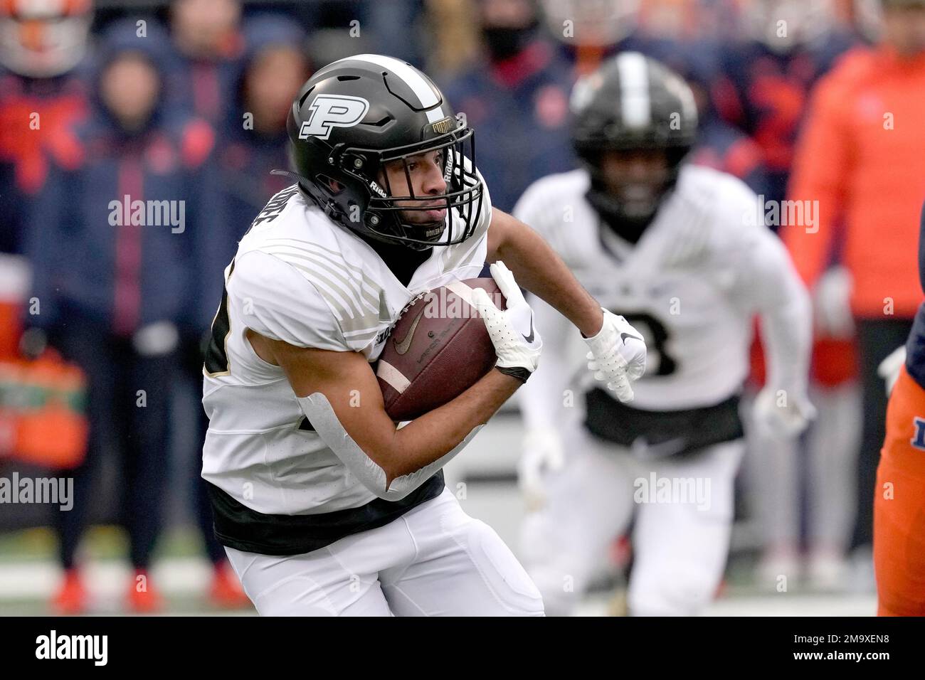 Purdue running back Devin Mockobee carries the ball during an NCAA ...