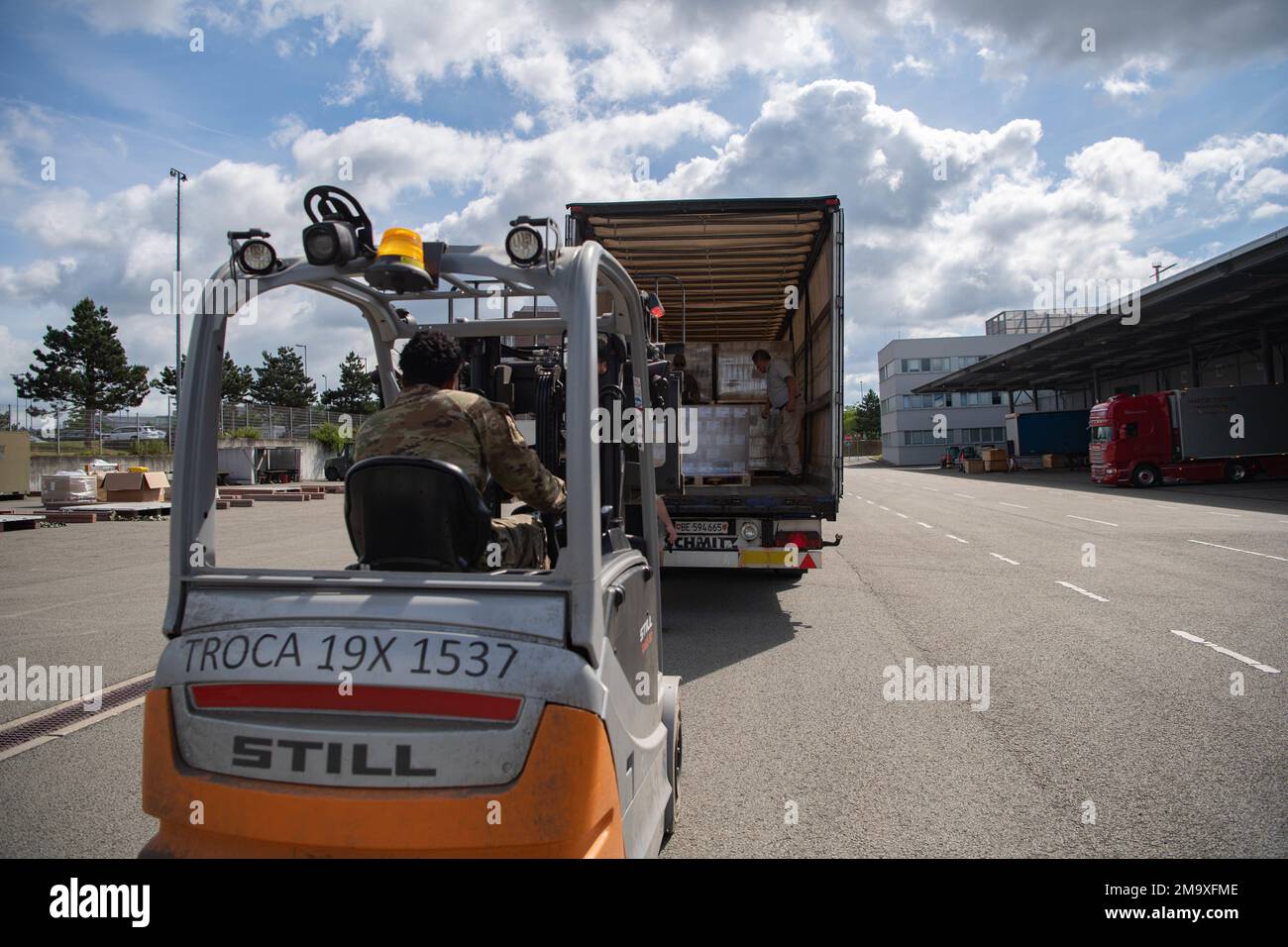 U.S. Air Force Senior Airman Arterius Cochran, 721st Aerial Port ...