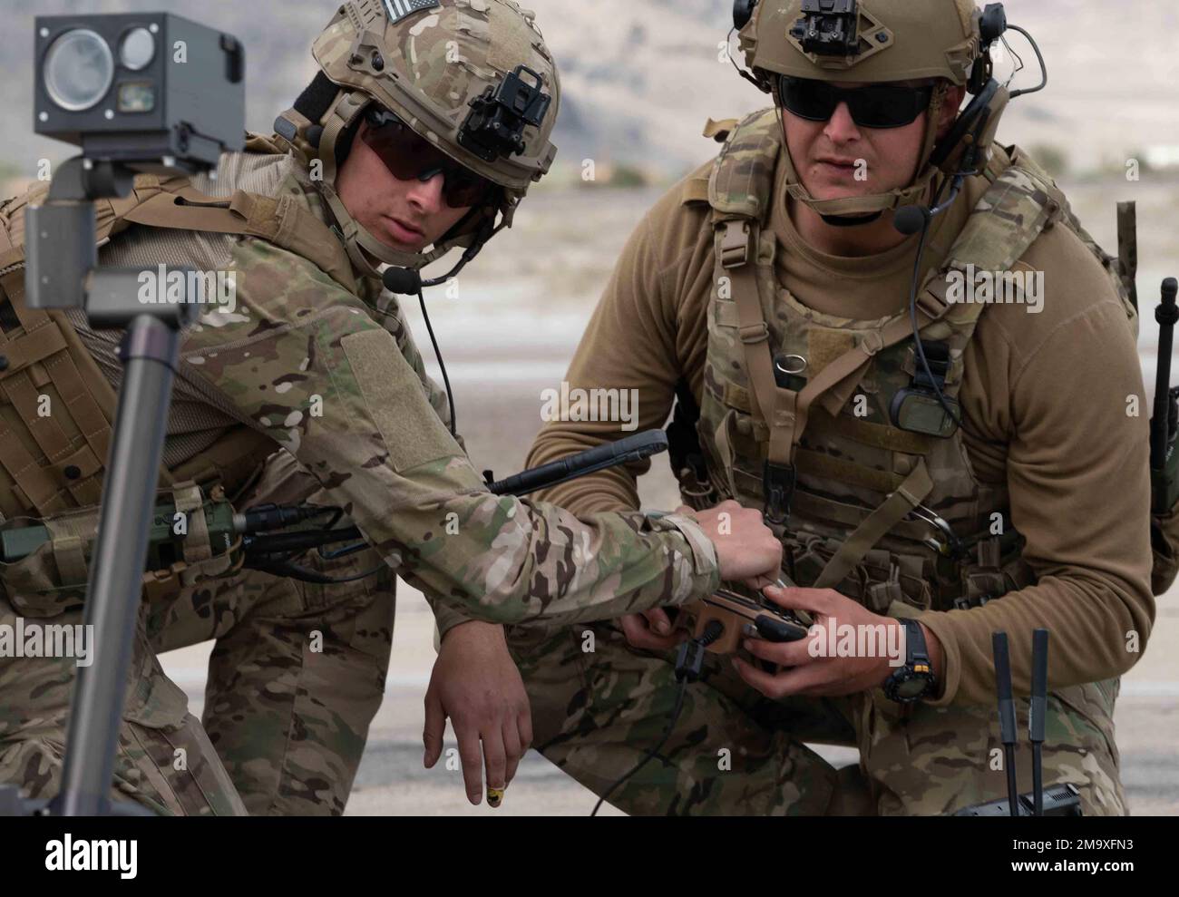 U.S. Air Force Airman 1st Class Garrett Haynie and U.S. Air Force ...