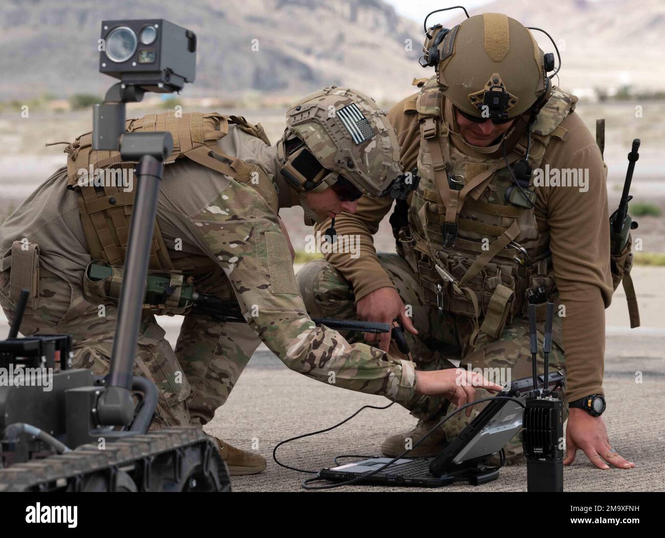 U.S. Air Force Airman 1st Class Garrett Haynie and U.S. Air Force ...