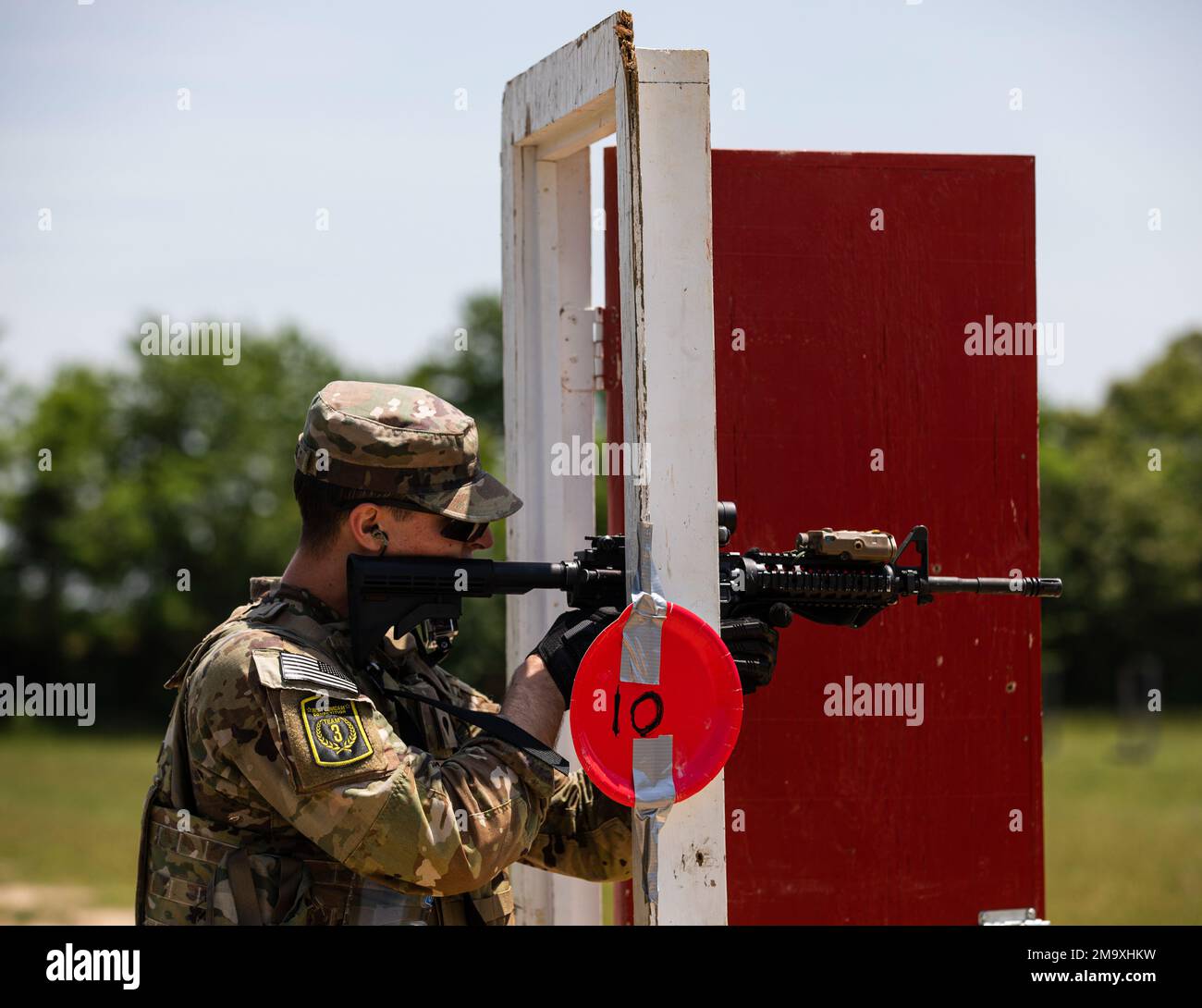 U.S. Army Spc. RJ Koreis, a visual information specialist assigned to ...