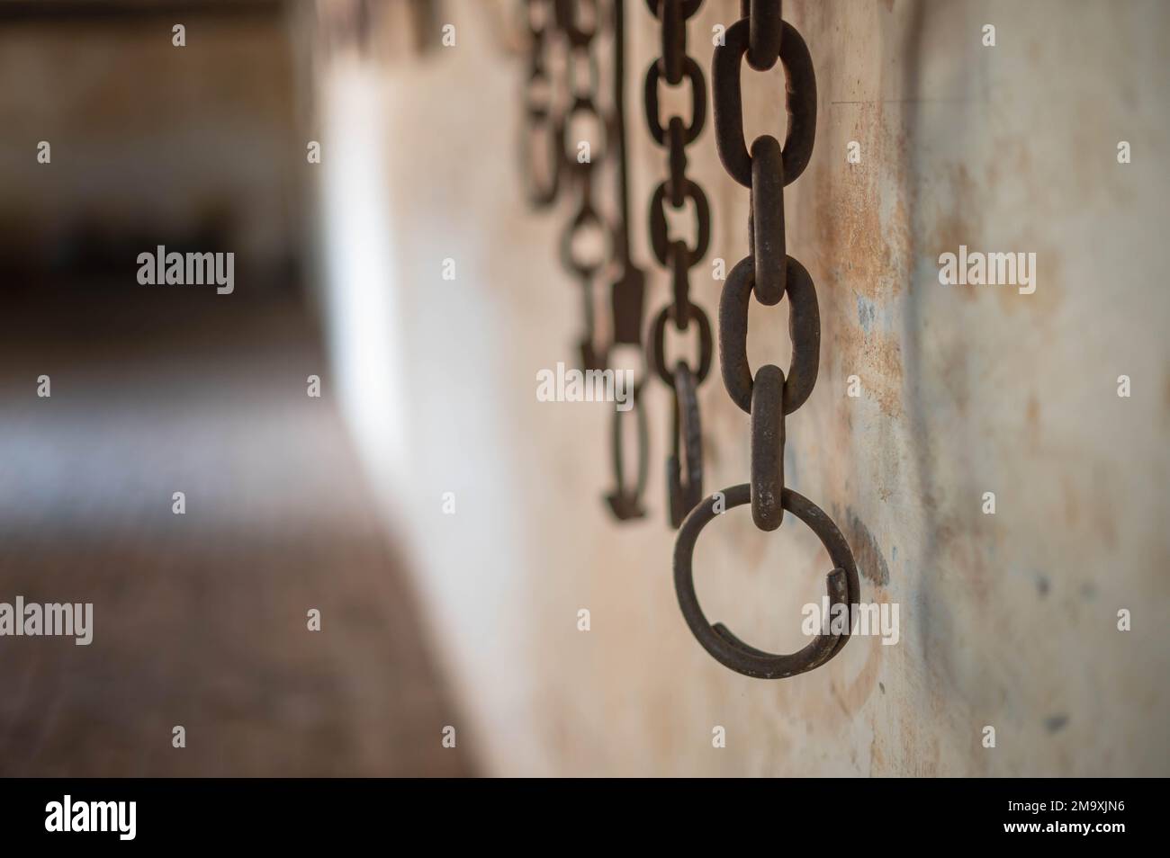 The ancient Basement prison at the north of Thailand. At the present is ...