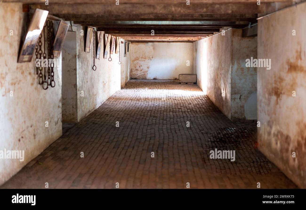 The ancient Basement prison at the north of Thailand. At the present is ...