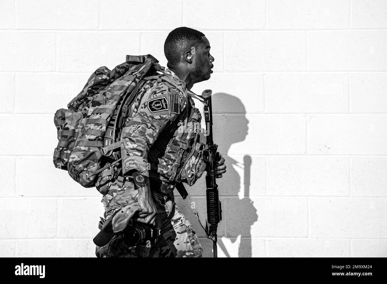 U.S. Army Sgt. Sidney Perry, assigned to 55th Signal Company (Combat ...