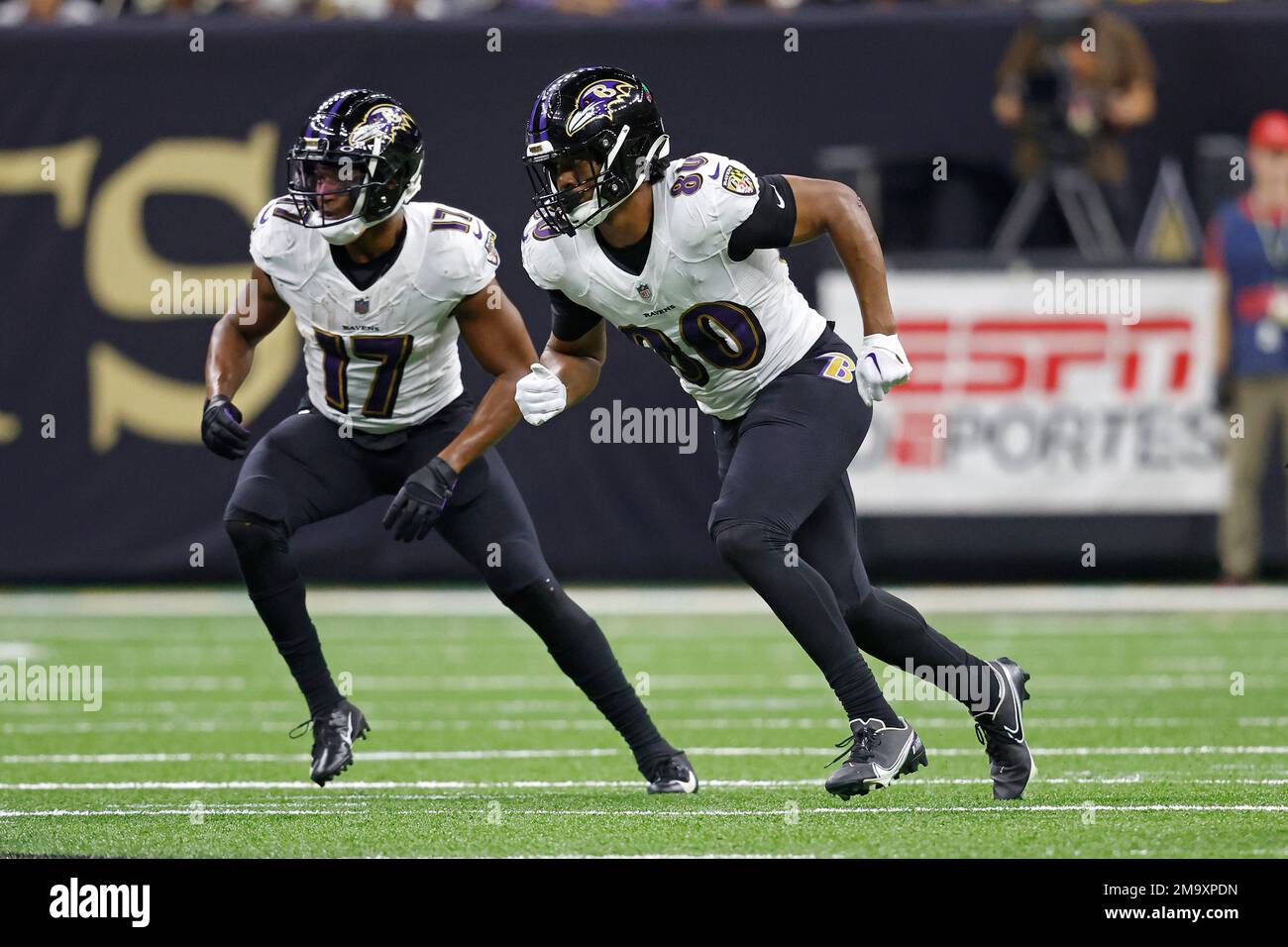 Baltimore Ravens tight end Isaiah Likely (80) during an NFL football ...