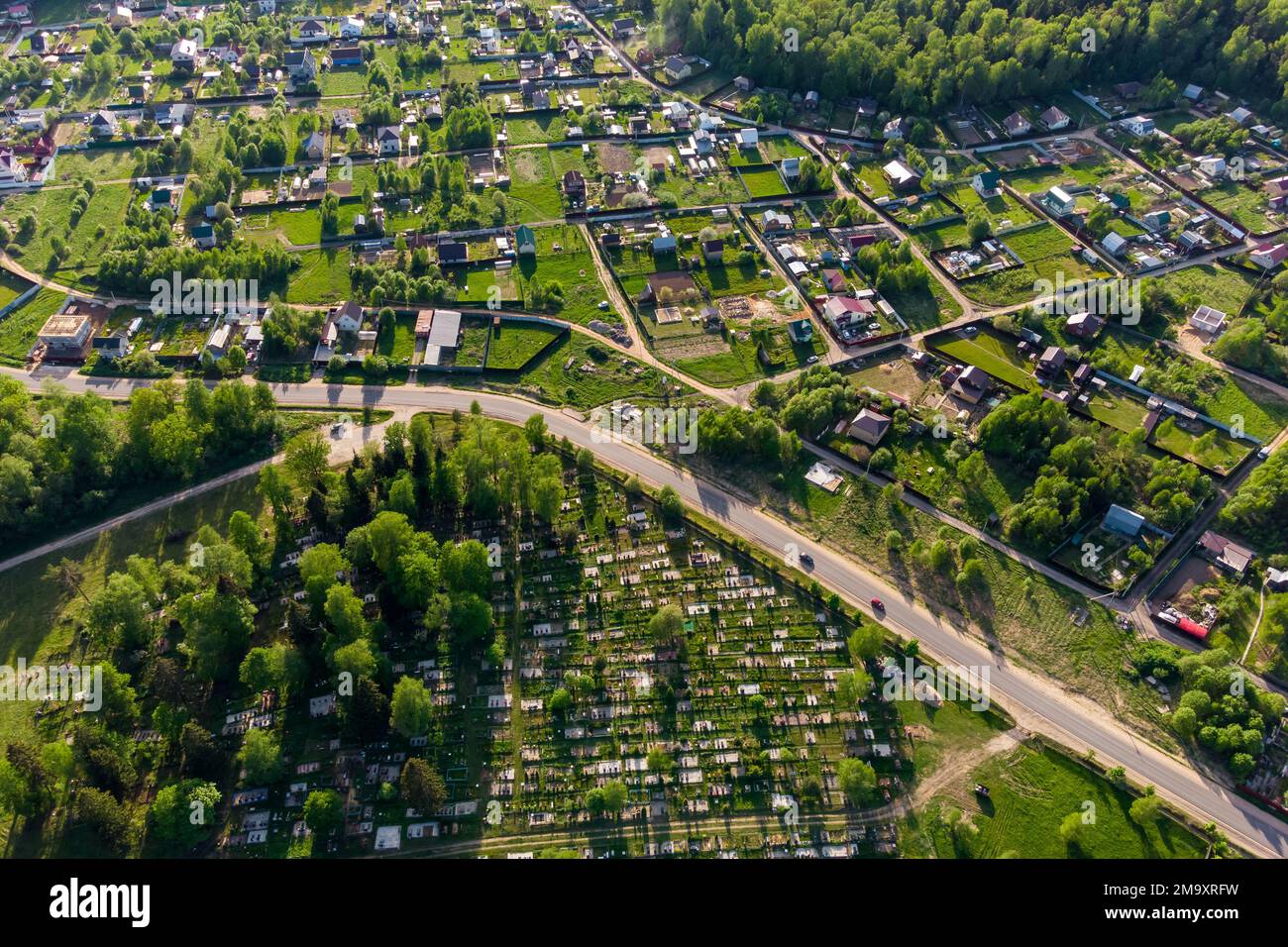 View from small cemetery hi-res stock photography and images - Alamy