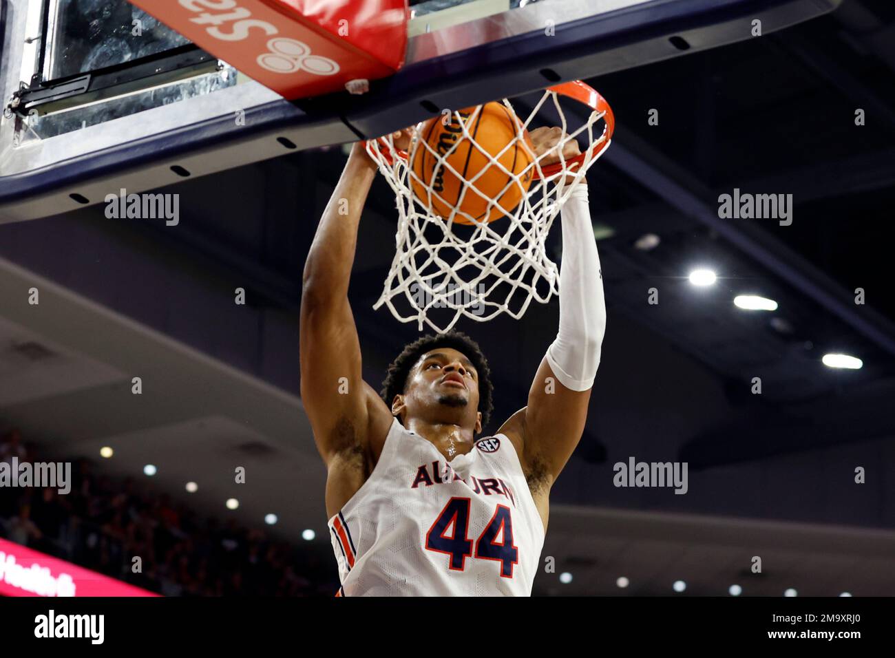 Auburn center Dylan Cardwell dunks against South Florida during the ...