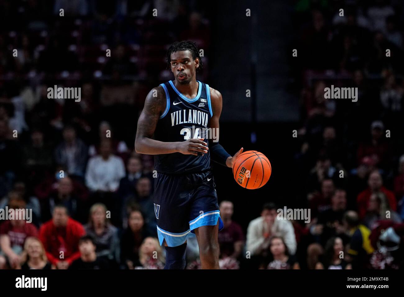 Villanova's Brandon Slater plays during an NCAA college basketball game ...
