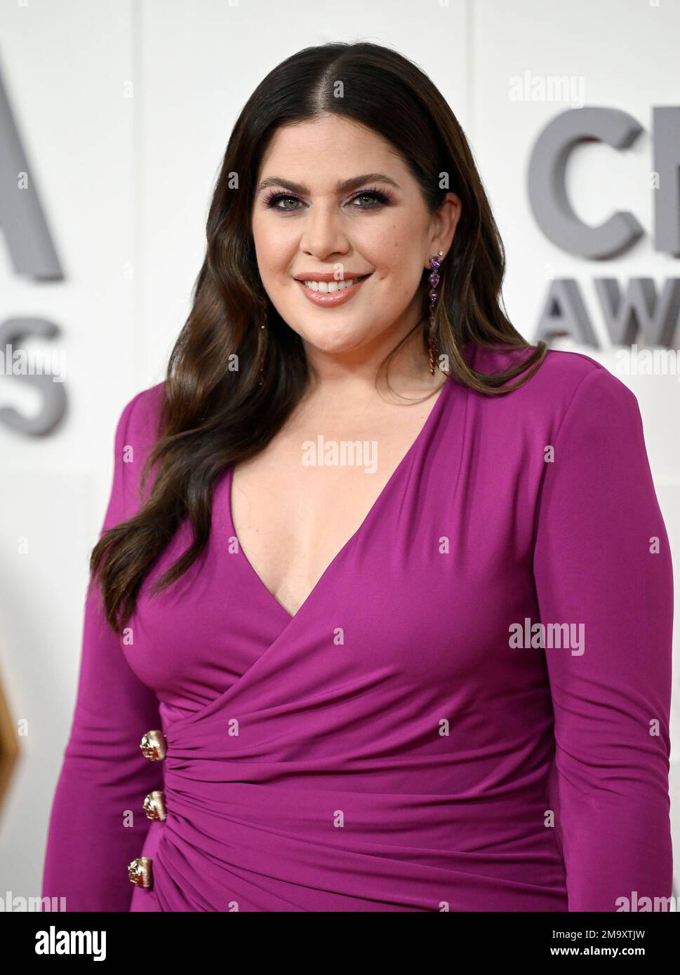 Hillary Scott arrives at the 56th Annual CMA Awards on Wednesday, Nov ...