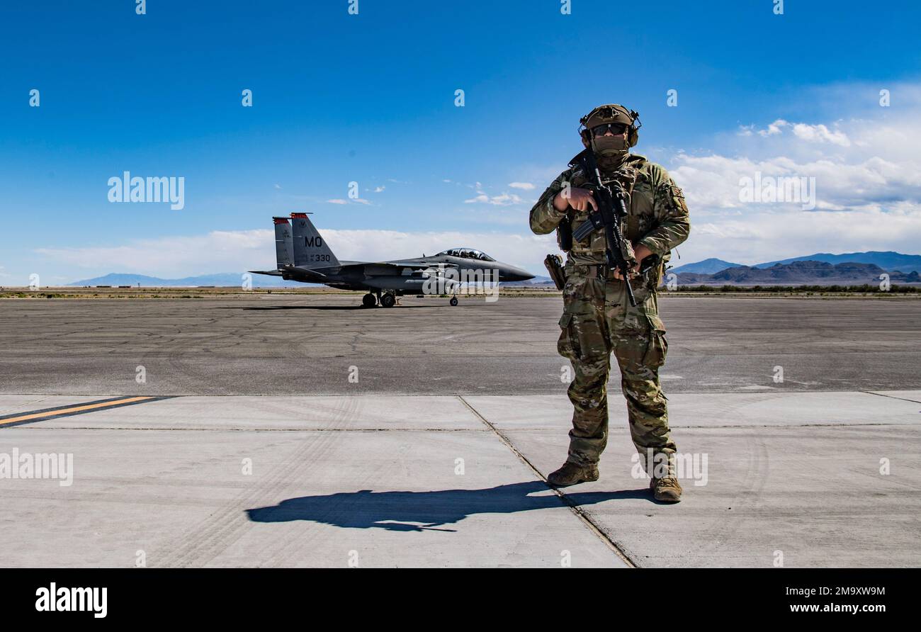 Airmen from the 366th Fighter Wing, Mountain Home Air Force Base, Idaho ...