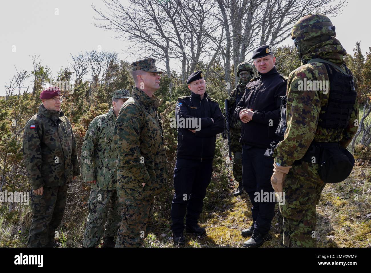 U.S. Marine Corps Col. Robert Hallett, the Deputy Commander for Task ...