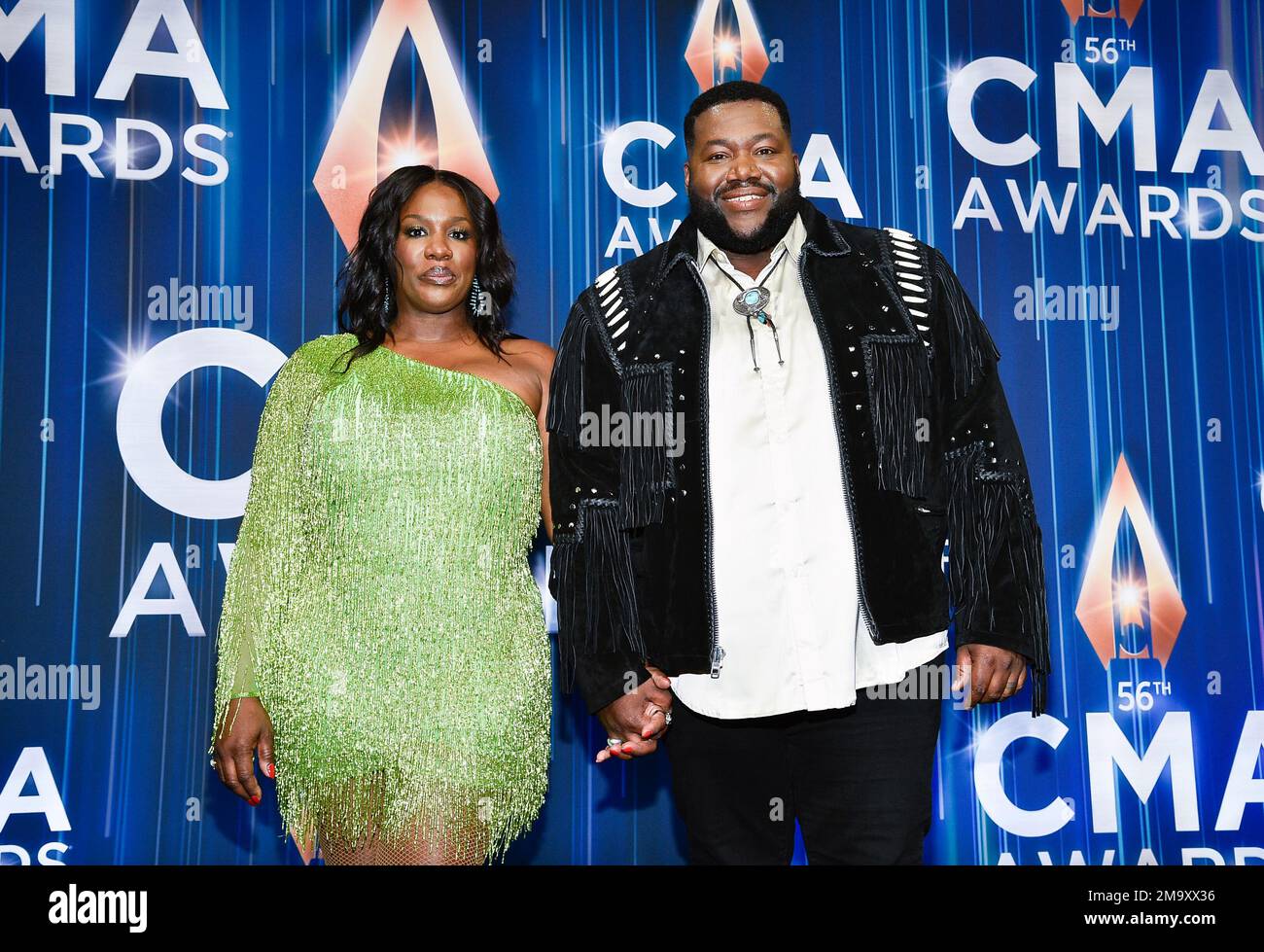 Tanya Trotter, left, and Michael Trotter Jr. of The War and Treaty pose ...