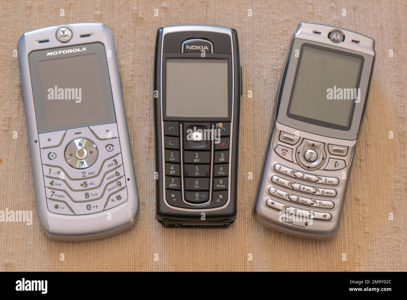 Old Nokia and Motorola mobile phones for recycling Stock Photo - Alamy