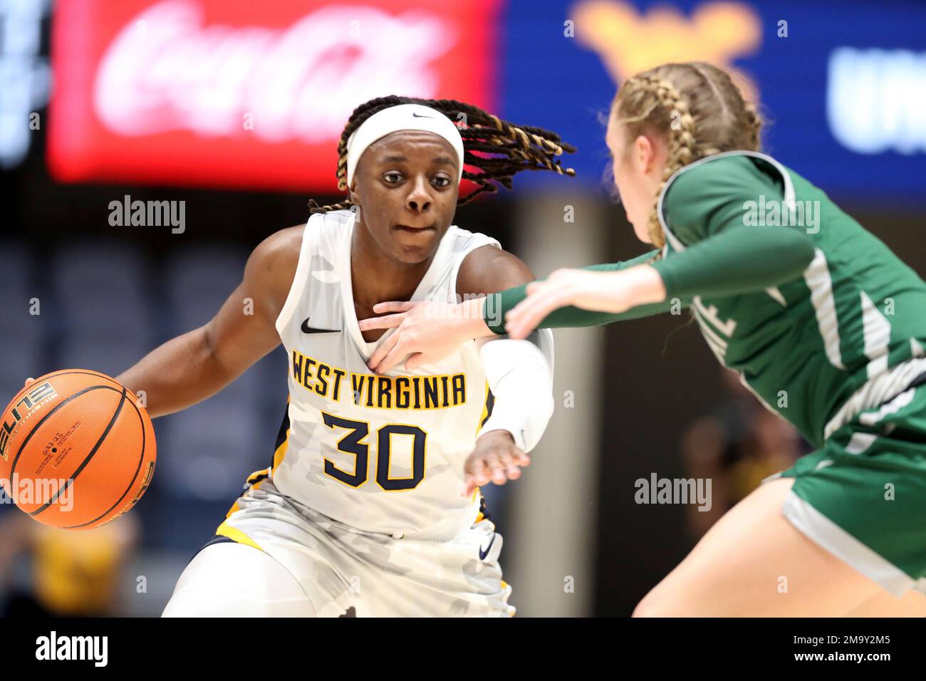 West Virginia's Madisen Smith #30 in action against USC Upstate during ...