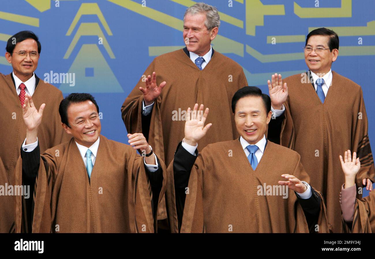 FILE - Wearing traditional Peruvian ponchos, Thailand's Prime Minister ...