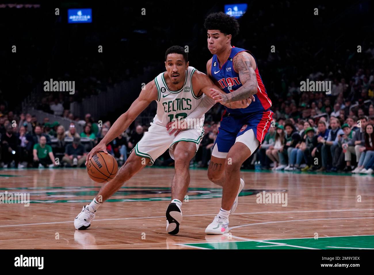 Boston Celtics guard Malcolm Brogdon (13) during an NBA basketball game ...