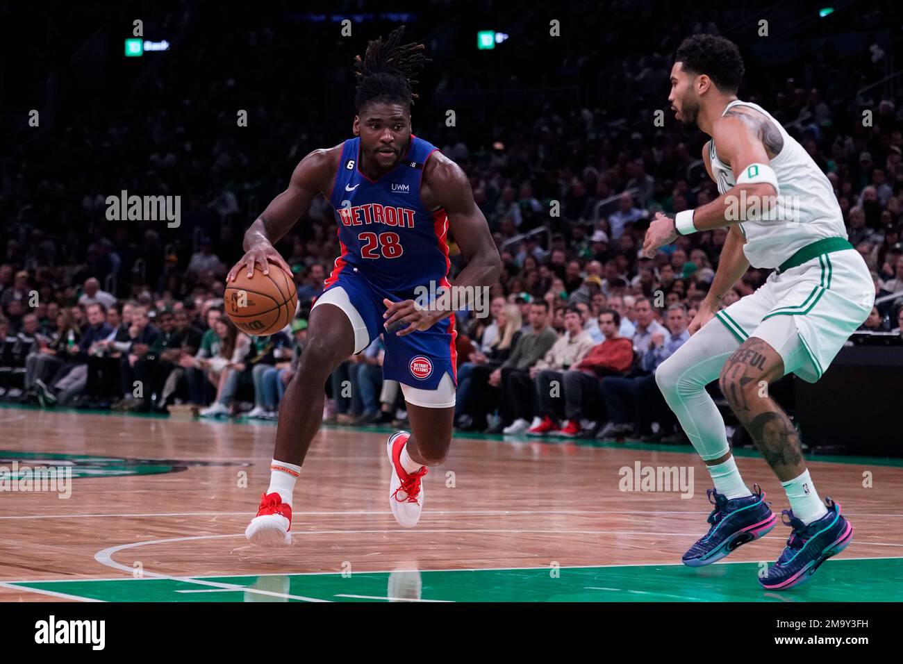 Detroit Pistons center Isaiah Stewart (28) during an NBA basketball ...
