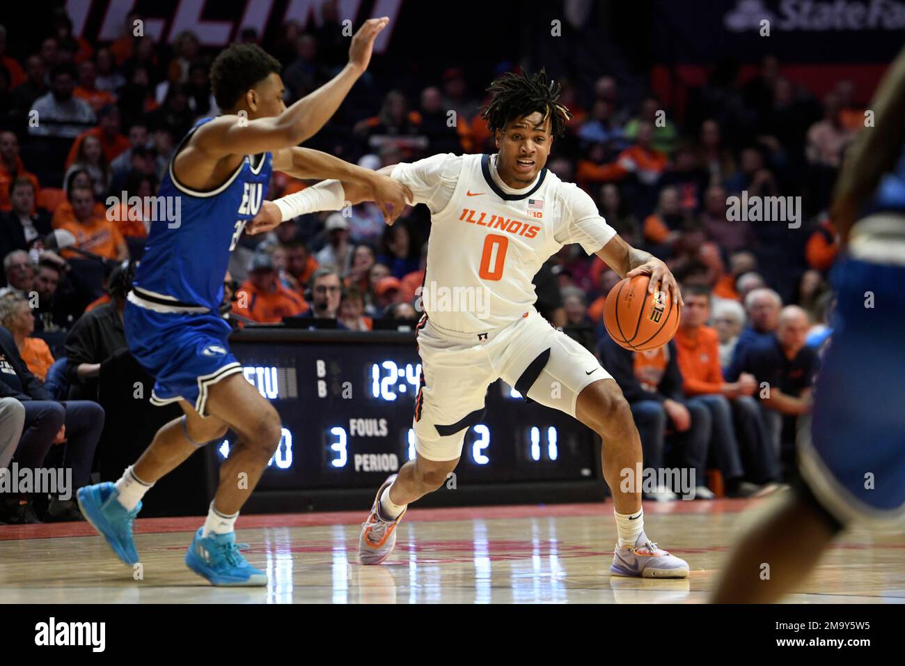 Illinois' Terrence Shannon Jr. (0) works against Eastern Illinois ...