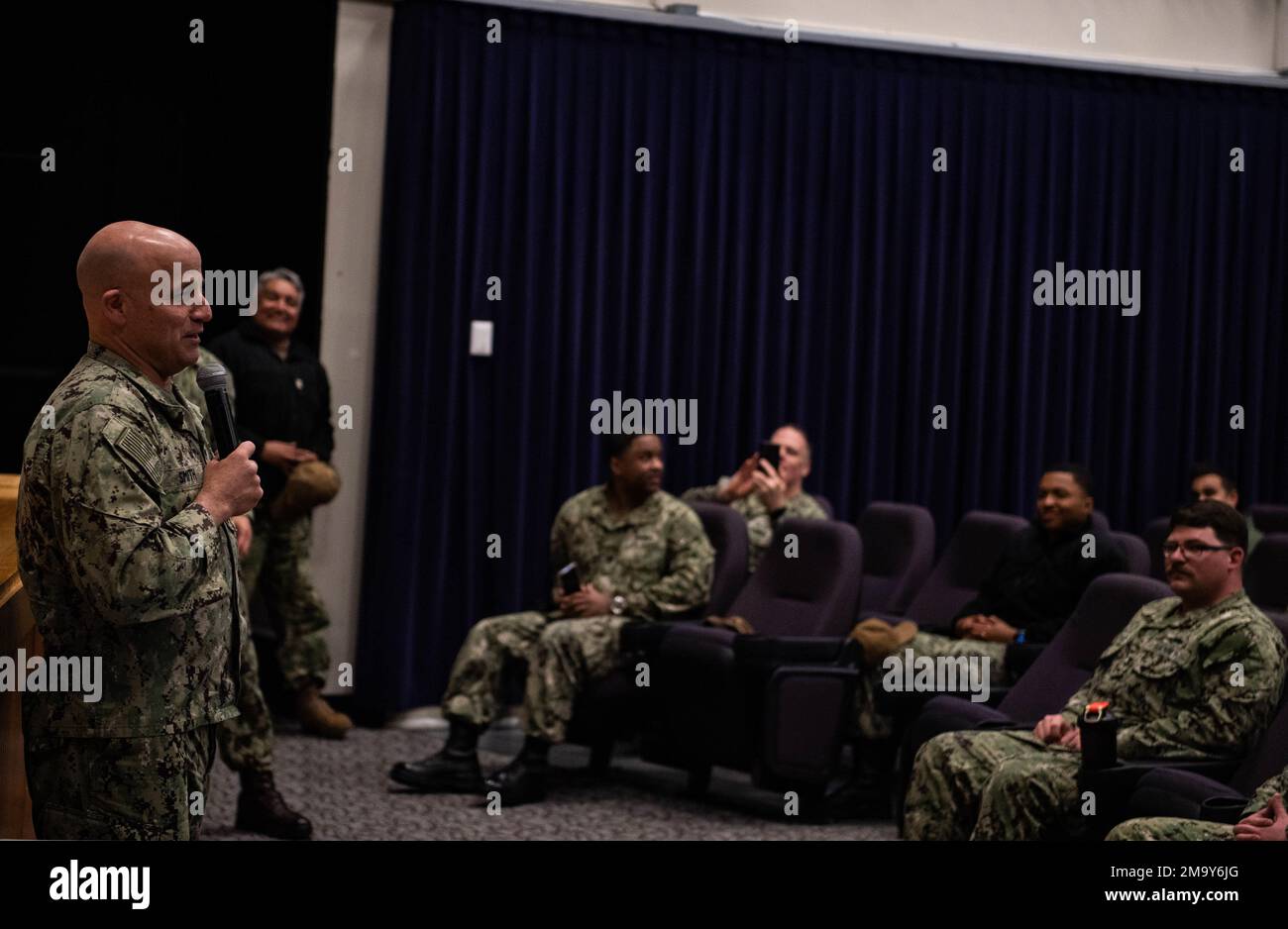 Master Chief Petty Officer of the Navy Russell Smith answers questions ...