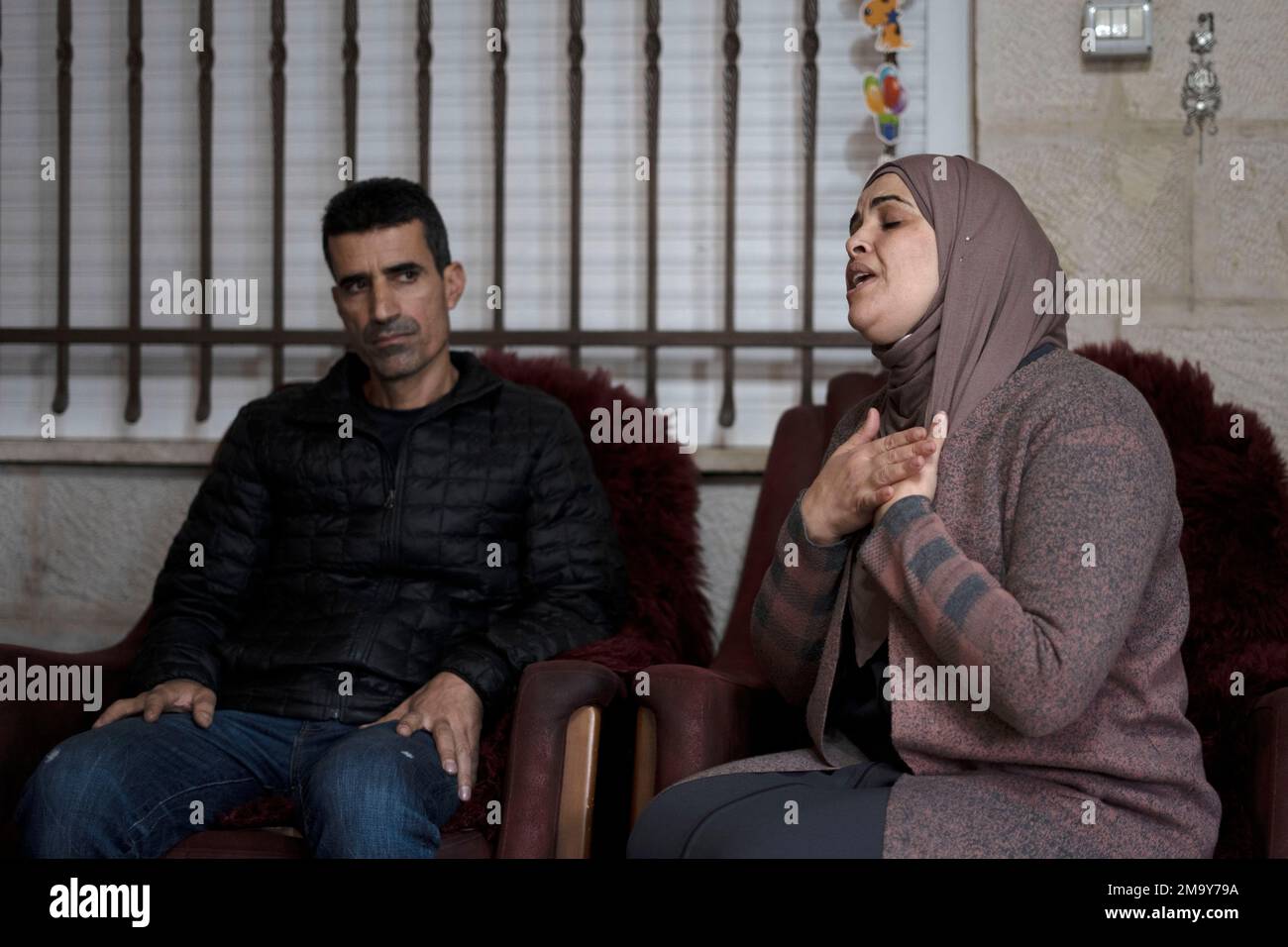 Maysoon, right and Saleh Manasra, parents of Ahmad Manasra, who has ...