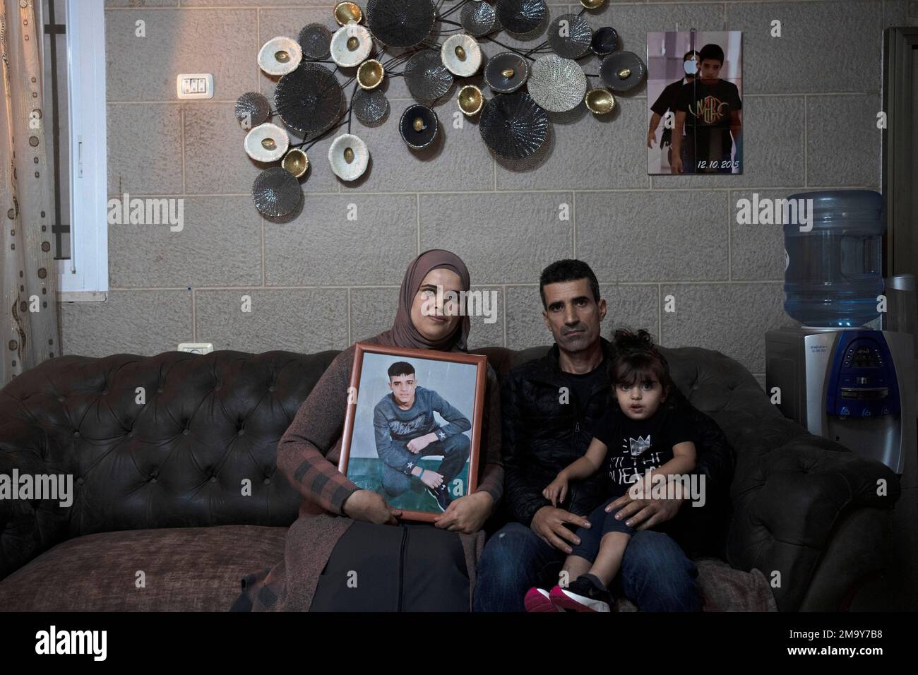 Maysoon, left, and Saleh Manasra, parents of Ahmad Manasra, who has ...