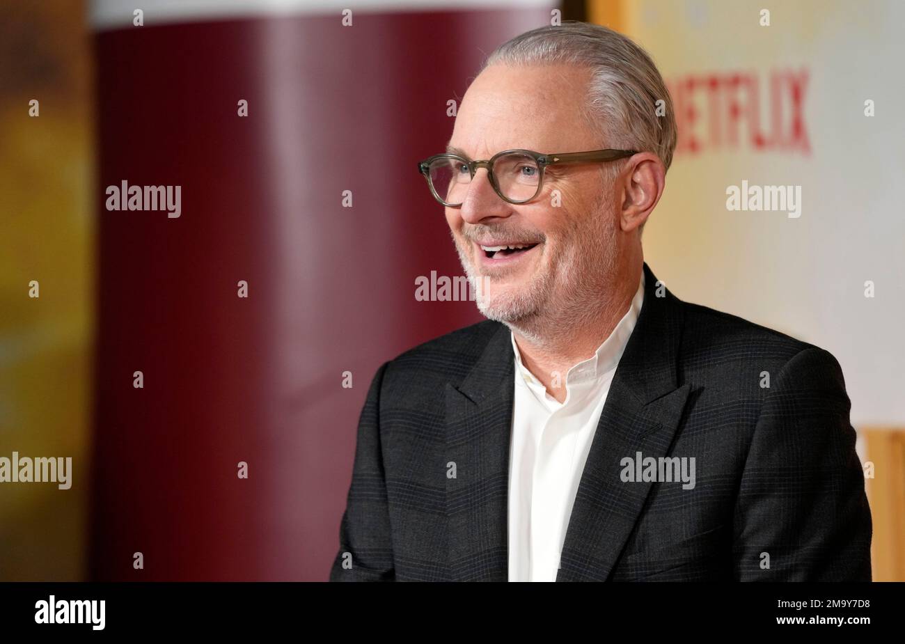 Director Francis Lawrence poses at the premiere of the Netflix film ...