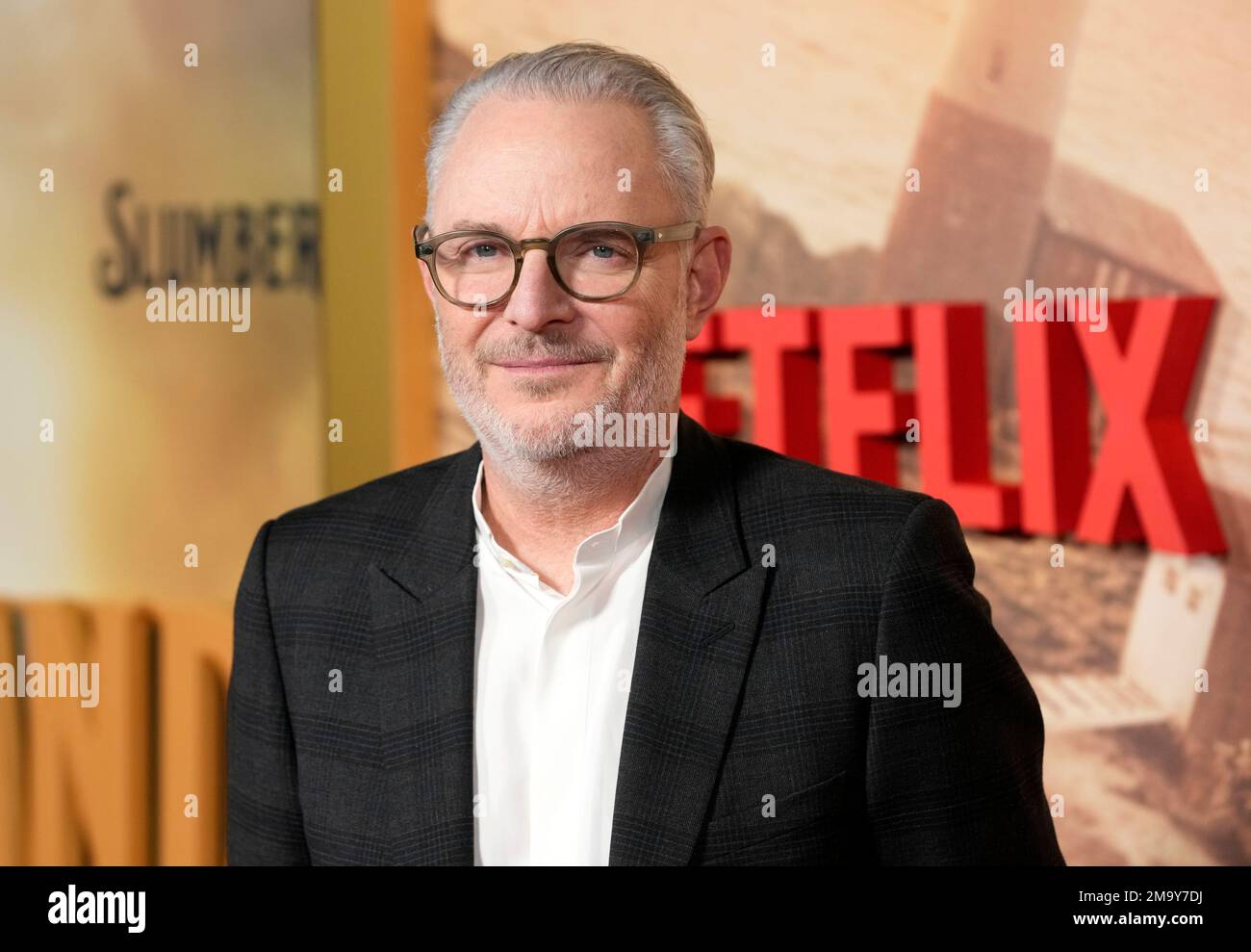 Director Francis Lawrence poses at the premiere of the Netflix film ...