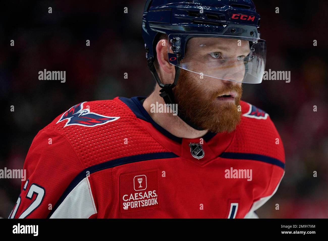 Washington Capitals defenseman Matt Irwin skates in the first period of ...