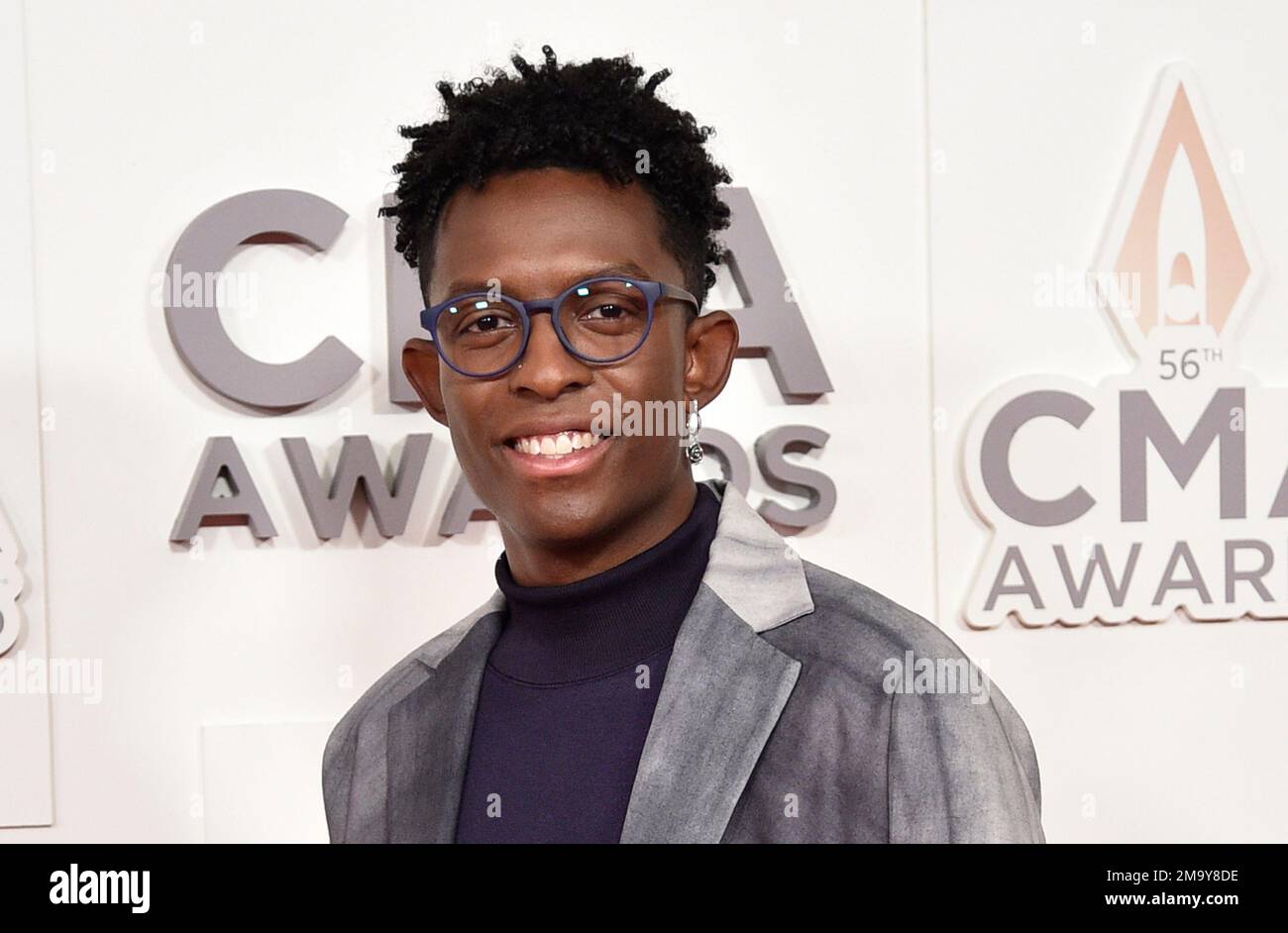 Breland arrives at the 56th Annual CMA Awards on Wednesday, Nov. 9 ...