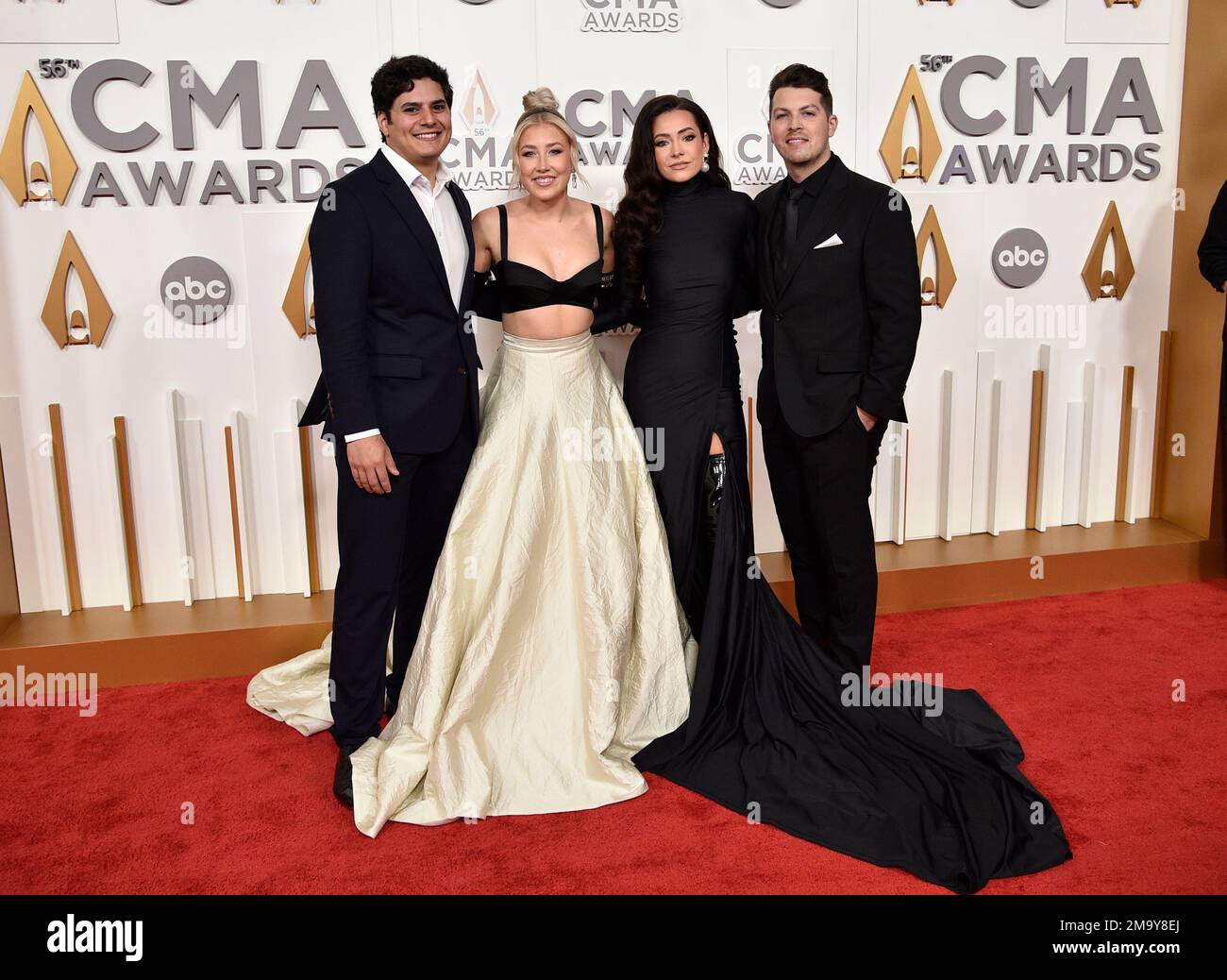 Maddie Marlow, center left, and Tae Dye, center right, of Maddie & Tae ... Maddie Marlow, center left, and Tae Dye, center right, of Maddie & Tae ...