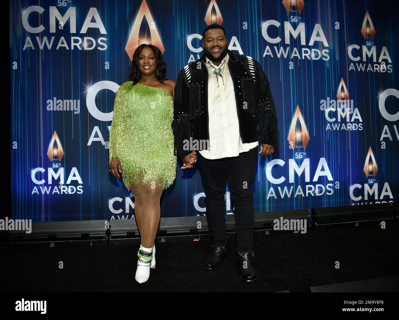 Tanya Trotter, left, and Michael Trotter Jr. of The War and Treaty pose ...