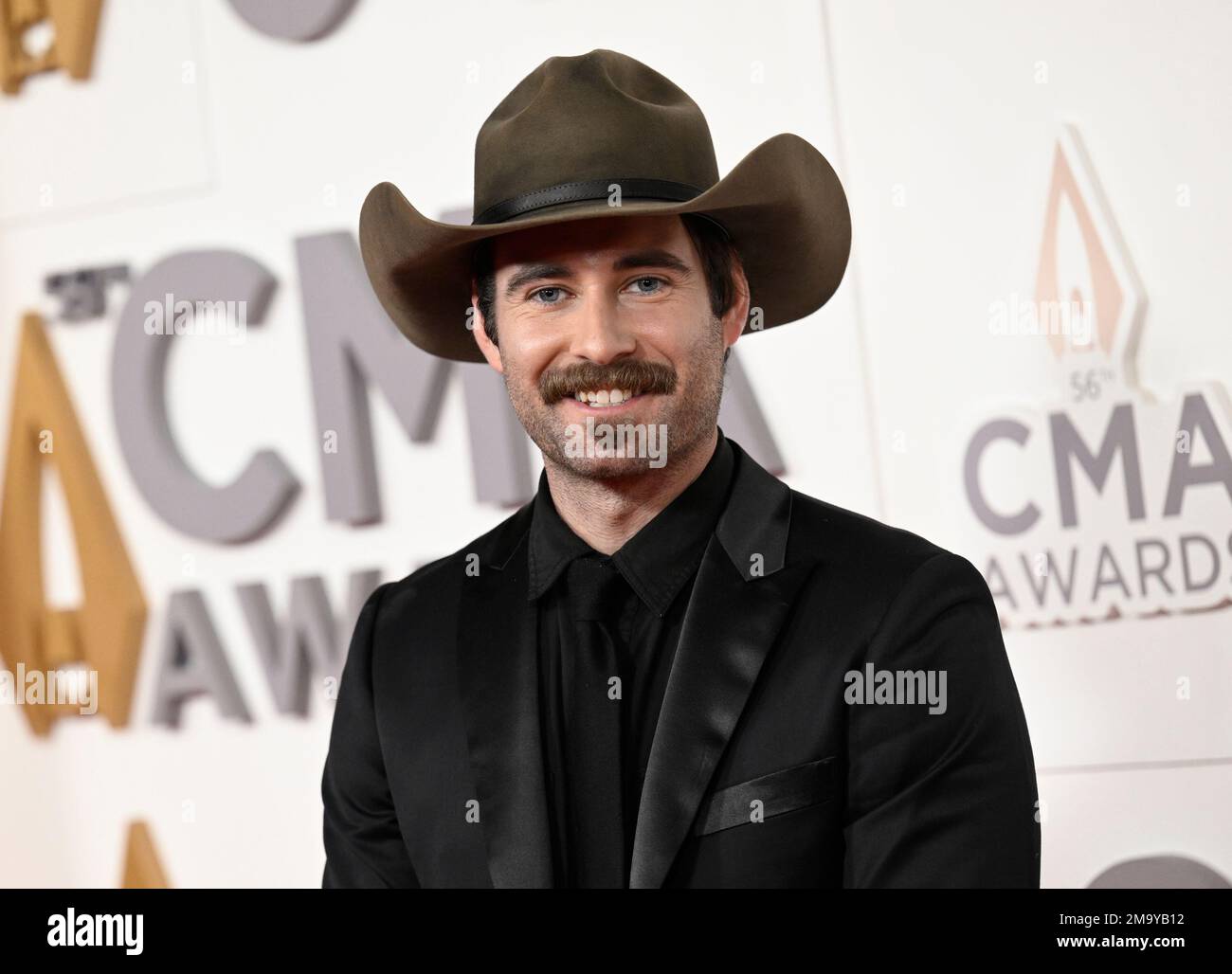 Dustin Haney arrives at the 56th Annual CMA Awards on Wednesday, Nov. 9 ...